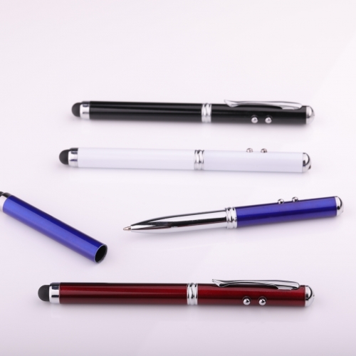 Led lighting pen,laser pointer pen,pen with light,touch stylus pen,4 in ...